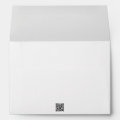 Simple Logo QR Code Professional Envelope | Zazzle