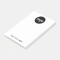 Simple Logo Text Business Promotional Post-it Notes | Zazzle