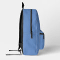 Simple Logo Text Promotional Business Blue Printed Backpack | Zazzle
