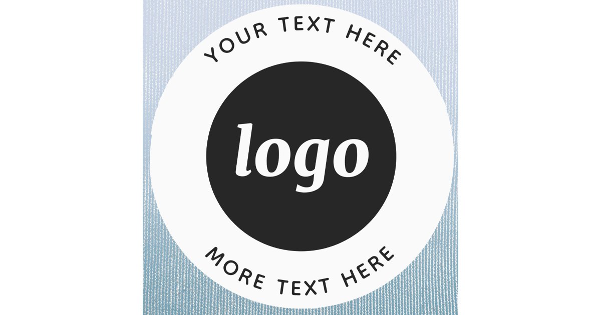 Simple Logo With Text Business Clothing Labels | Zazzle