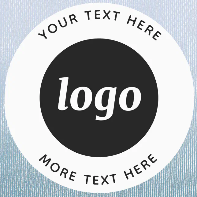 Simple Logo With Text Business Clothing Labels | Zazzle