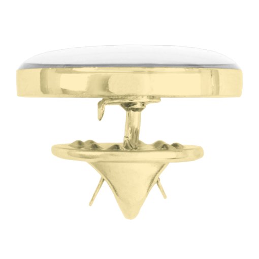 Simple Logo With Text Business Gold Finish Lapel Pin | Zazzle