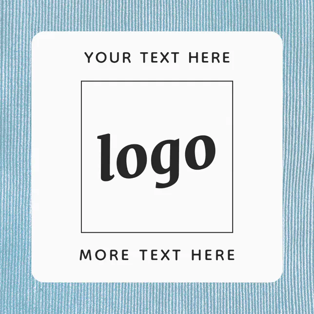 Simple Logo With Text Business Labels | Zazzle