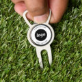 Simple Logo With Text Business Promotional Divot Tool | Zazzle
