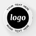 Simple Logo With Text Business Promotional Paperweight | Zazzle