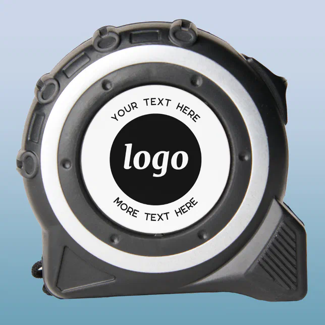 Simple Logo With Text Business Promotional Tape Measure | Zazzle