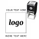Simple Logo With Text Business Self-inking Stamp | Zazzle
