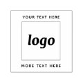 Simple Logo With Text Business Self-inking Stamp | Zazzle