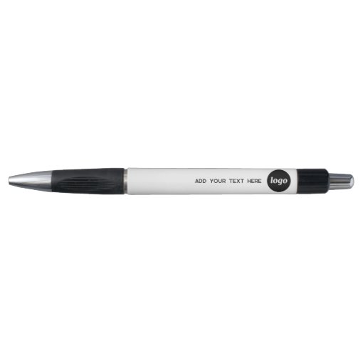 Simple Logo With Text Promotional Business Pen | Zazzle