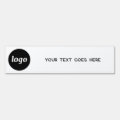 Simple Logo with Text Promotional Business Sign | Zazzle