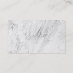 Simple Marble Business Card | Zazzle