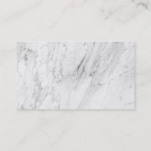 Simple Marble Business Card | Zazzle
