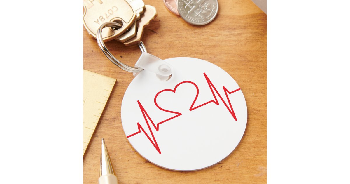 Simple Medical Keychain | Zazzle