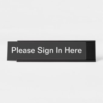 Simple Medical Office Reception Area Sign In | Zazzle