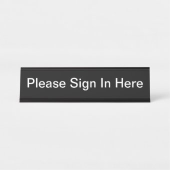 Simple Medical Office Reception Area Sign In | Zazzle