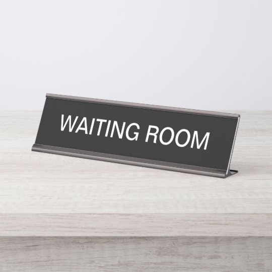 Simple Medical Office Waiting Room Sign | Zazzle.com