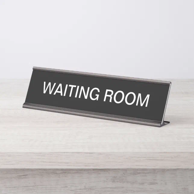 Simple Medical Office Waiting Room Sign | Zazzle