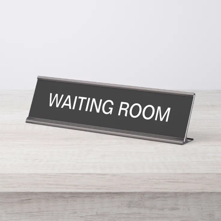 Simple Medical Office Waiting Room Sign | Zazzle
