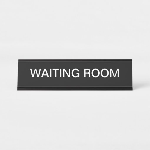 Simple Medical Office Waiting Room Sign | Zazzle