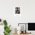 Simple Memorial Photo Poster | Zazzle