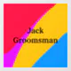 SIMPLE MINIMAL add your name custom groomsman Window Cling | Zazzle