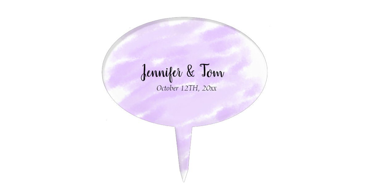 simple minimal add your name custom wedding unity cake topper | Zazzle