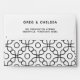 Simple Minimal Black and White Calligraphy Wedding Envelope | Zazzle