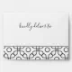 Simple Minimal Black and White Calligraphy Wedding Envelope | Zazzle