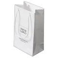 Simple Minimal Business Logo Paper Shopping Bags | Zazzle