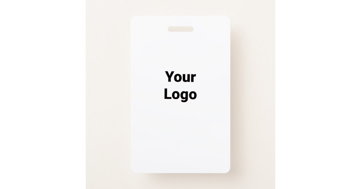 simple minimal custom watercolor add logo website badge | Zazzle