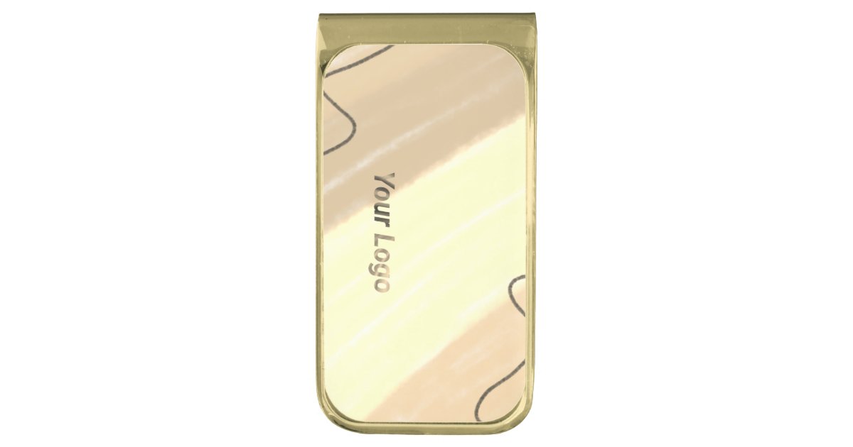 Simple minimal elegant custom logo here company wa gold finish money ...