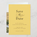 Simple Minimal Elegant Wedding Save the Date Invitation | Zazzle