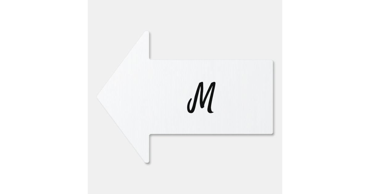 simple minimal monogram logo personalized baking sign | Zazzle
