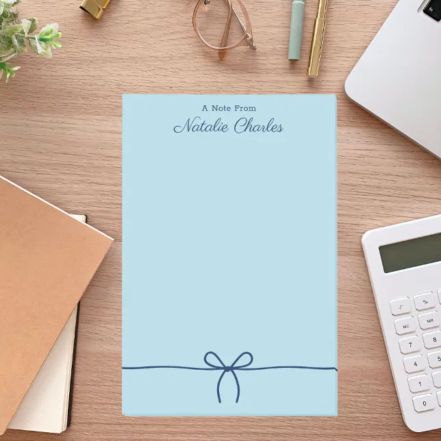 Simple Minimal Professional Navy Blue Post-it Notes | Zazzle