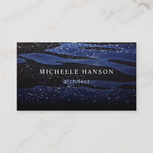 Simple Minimal Water Waves Professional Business Card | Zazzle
