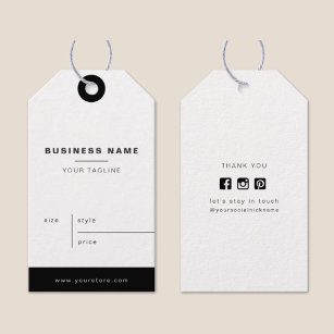 Price Tags Samples