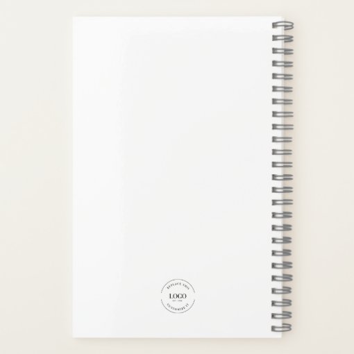 Simple Minimalist Custom Logo Branded journal | Zazzle