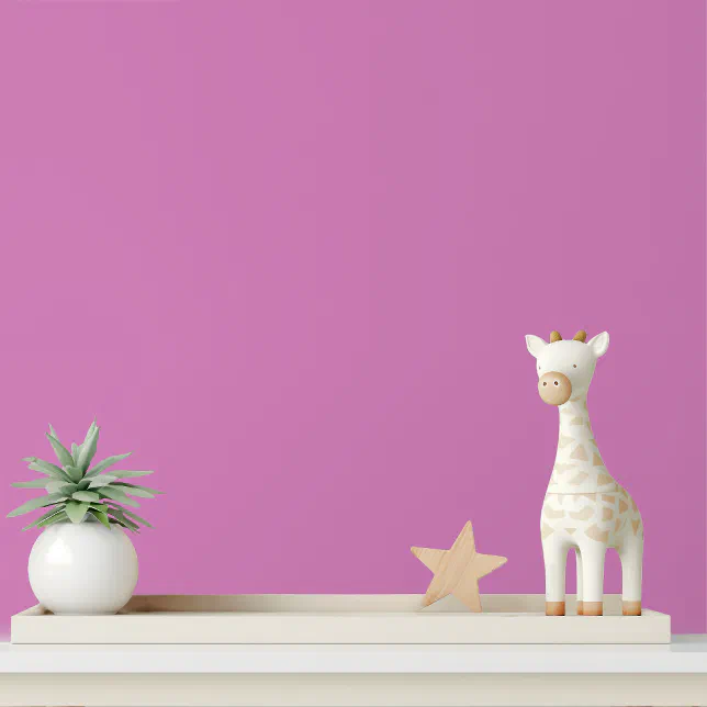 Simple Minimalist Elegant Plain Magenta Chic Wallpaper | Zazzle