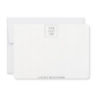 Simple Minimalist Logo Name Note Card | Zazzle