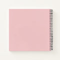 Simple Minimalist Modern Personalized Blush Bride Notebook | Zazzle