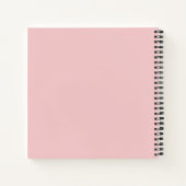 Simple Minimalist Modern Personalized Blush Bride Notebook | Zazzle