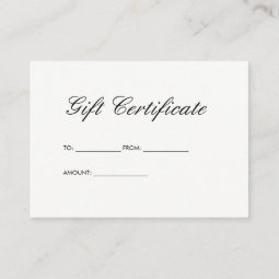 Simple Minimalist Pink Discount Card | Zazzle