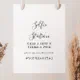 Simple Minimalist Selfie Station Sign | Zazzle