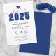 Simple Modern Blue Graduation Party Invitation | Zazzle