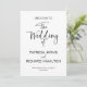 Simple Modern Calligraphy Wedding Program | Zazzle