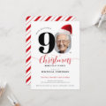 Simple Modern Christmas 90th Birthday Party Invitation | Zazzle