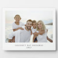 Simple Modern Family Vacation Photo Memories Plaque | Zazzle