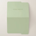 Simple Modern Light green File Folder | Zazzle