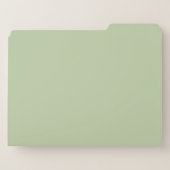 Simple Modern Light green File Folder | Zazzle