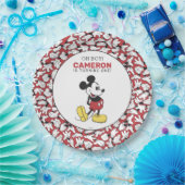 Simple Modern Mickey Mouse Birthday Paper Plates | Zazzle